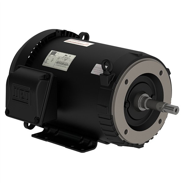 WEG Rolled Steel Motor – 10HP, 230/460V – 3Ph, 60 Hz, 3530RPM, TEFC ...